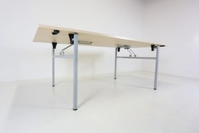 Stůl konferenční, Samas, 200x100, javor/šedá, sklápěcí