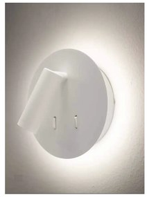 Zambelis H56 nástěnné LED svítidlo s podsvícením matně bílé, 3W, 3000K, 15cm