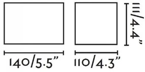 FARO 70687 - LED Venkovní nástěnné svítidlo SUNSET 2xLED/3W/230V IP54