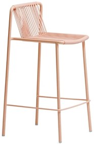 OnaDnes -20% Pedrali Růžová kovová barová židle Tribeca 3667 67,5 cm