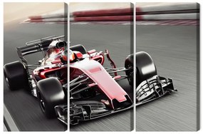Vícedílný obraz Vůz Formule 1 Na Trati Nedostatek Nedostatek Plátno Canvas 120x80