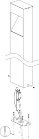 EG 98096 Venkovní svítidlo se soklem MANFRIA 98096 - EGLO