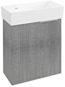 Sapho, LATUS IX umyvadlová skříňka 44x50x22cm, dub stříbrný (LT092), LT090-1111