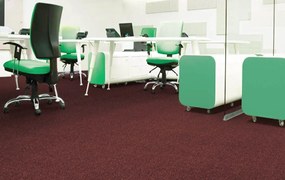 ITC Metrážový koberec Optima SDE New 16 červený BARVA: Červená, ŠÍŘKA: 4 m
