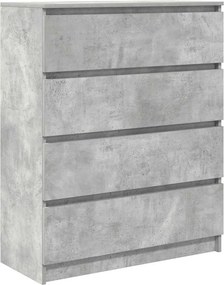Příborník betonově šedý 80x35x99 cm kompozitní dřevo 3328483