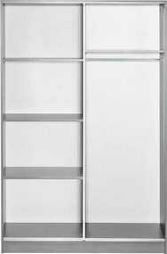 Casarredo - Komfort nábytek Dětská šatní skříň GYT 13 antracit/bílá/šedá