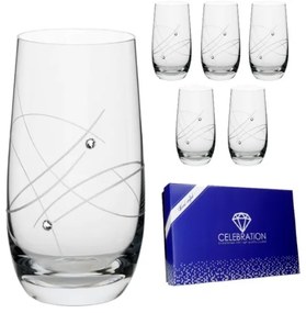 Celebration Crystals modern Globo 390 ml 6 ks