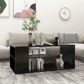 vidaXL Konferenční stolek 100 x 50 x 40 cm dřevotříska [815841] Barva: Černá