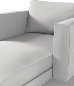 Potah na IKEA Norsborg šezlong s loketními opěrkami barva šedá látka pletený vzor