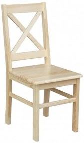 dřevěná jídelní židle z masivního dřeva borovice KRZ-21 metdrew