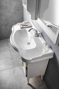 Kerasan Kerasan, RETRO WC kombi, spodní odpad, bílá-bronz, WCSET13-RETRO-SO