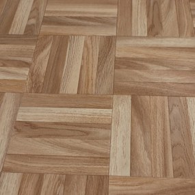 Gerflor, PVC podlaha - lino AladinTex Home 0025 Ardentes, na míru, šíře 4m, hnědá, bez podkladu, ložnice