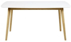 Actona Jídelní dřevěný stůl Nagano bílý