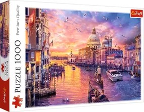 TREFL Puzzle Kouzlo Benátek / 1000 dílků / 68,3 x 48 cm / Děti a dospě