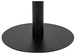 Kulatý jídelní stůl Barcia mramorovaná/černá 110 cm