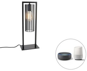 Chytrá moderní stolní lampa černá včetně Wifi ST64 - Balenco Wazo