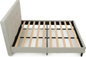 Manželská postel béžová 160x200 cm BED-M160 CRM2