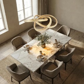 Toolight Rea, ZÁVĚSNÁ STROPNÍ LAMPA G153-CP GOLD, OSW-07826