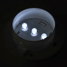 Venkovní solární lampy na plot 12 ks LED bílé 277123
