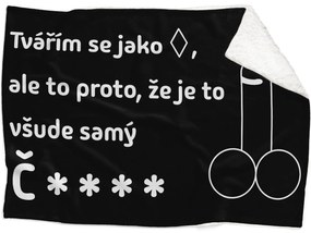 Deka Všude samý č**** (Podšití beránkem: ANO)