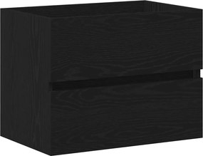 Skříňka pod umyvadlo Černý dub 60 x 39 x 62 cm Kompozitní dřevo 3333143