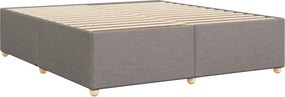 Rám postele bez matrace taupe 180 x 200 cm textil 3284754