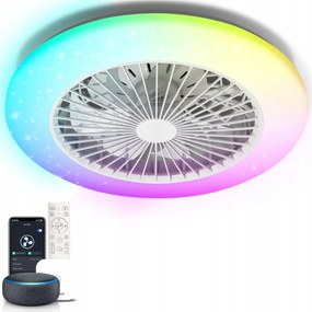 Stropní ventilátor Wifi Aigostar s Led osvětlením Rgbw Ø 50 cm