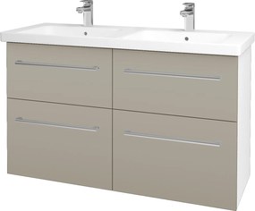 Dřevojas Koupelnová skříň BIG INN SZZ4 125 Varianta: N08 Cosmo / Úchytka T02 / N08 Cosmo