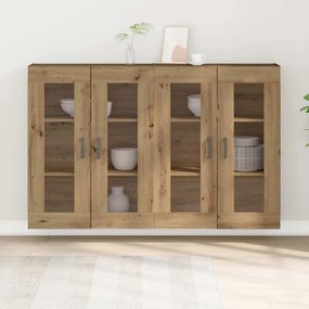 Nástěnné skříně 2 ks Artisanový dub 69,5 x 34 x 90 cm 3334315