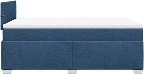 Box spring postel s matrací černá 120x190 cm textil 3285833