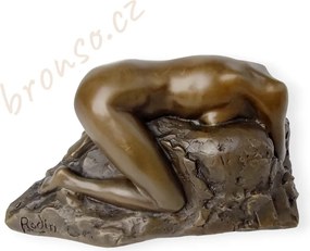 Danaid – La Danaide – A. Rodin, bronzová socha, klasické umělecké dílo