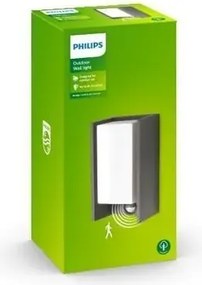 Philips Bridge IR 42W antracit / Venkovní nástěnné svítidlo / E27 / IP