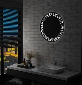 vidaXL Koupelnové zrcadlo s LED osvětlením 70 cm [144721]