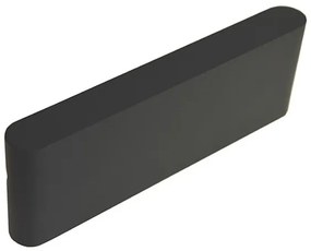LED Venkovní nástěnné svítidlo FLOW LED/9W/230V IP54 4000K antracit