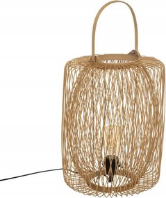 Bambusová stolní lampa Sindy, 39 cm