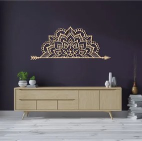 Mandala na zeď - Moderní dřevěná dekorace v boho stylu | SENTOP HDF0492