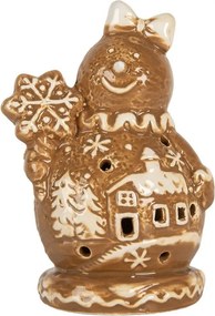 Perníková dekorace sněhulák Gingerbread Cott - 9*7*13 cm