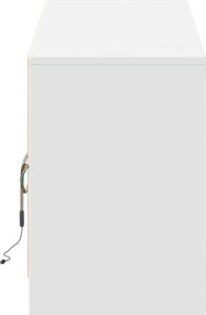 TV skříňka s LED bílá 180 x 34 x 50 cm kompozitní dřevo 3307926