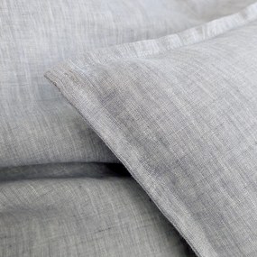 TULULUM Lněné povlečení COMFORT MELANGE GREY - SADA Složení sady: 140 x 200 cm + 70 x 90 cm