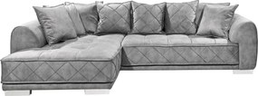 XXXLutz ROHOVÁ SEDAČKA, textil, šedá MID.YOU - Sedací soupravy - 002220007702