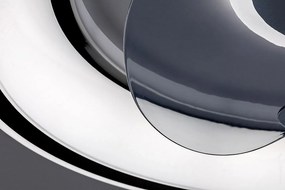 Rabalux Černé stropní LED svítidlo s ventilátorem Horacio 470mm 67W CCT s DO 71009