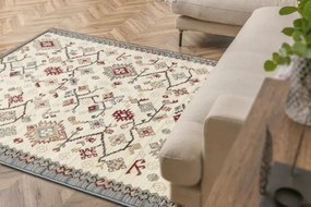 Koberec KILIM 7944/52934 boho béžový / šedý