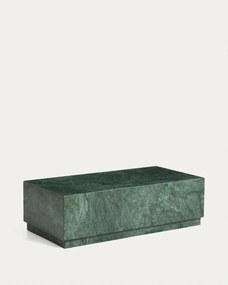 Zelený mramorový konferenční stolek 50x100 cm Sorein – Kave Home