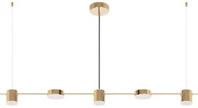 Toolight - LED závěsné svítidlo APP929-5CP, zlatá, OSW-07008
