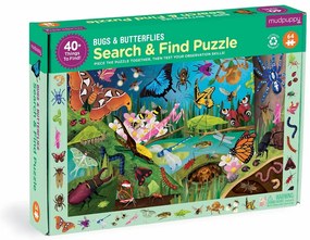 Mudpuppy Puzzle Brouci a motýli 64 dílků