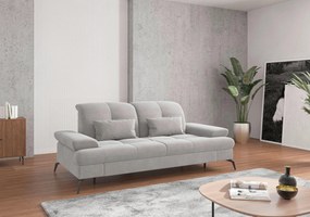 XXXLutz TŘÍMÍSTNÁ POHOVKA, textil, barvy stříbra Sit & More - Pohovky - 000144011543