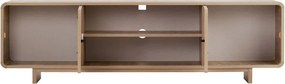 TV stolek v dekoru dubu ve světle přírodní barvě 180x52x34 cm Mirel – Nordure