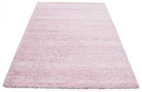 Kusový koberec Life shaggy 1500 pink Kulatý 80 cm průměr-SLEVA 1 KUS