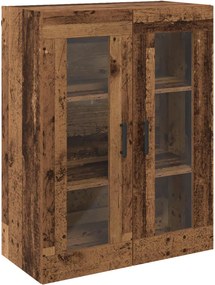 Nástěnné skříňky 2 ks Staré dřevo 69,5 x 34 x 90 cm 3394584