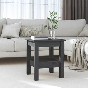vidaXL Konferenční stolek 35 x 35 x 40 cm masivní borové dřevo [814259] Barva: Černá